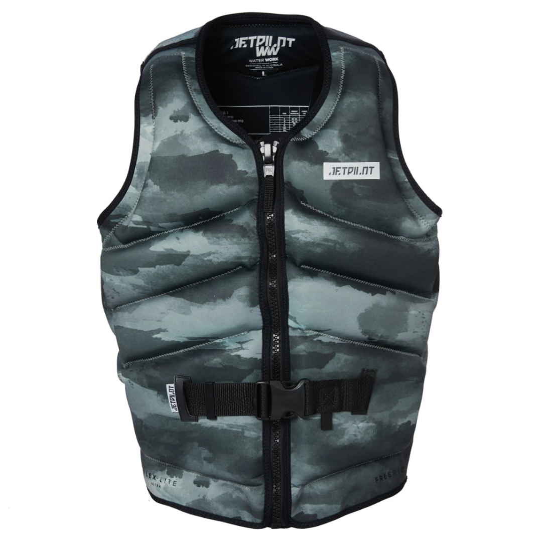 Jet Pilot - Freeride Mens Life Jacket - GREEN CAMO – ASD NZ